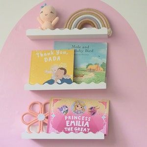 Girls Bookshelf Set, Bookcase, Children Bookshelf, Storage for Books ...