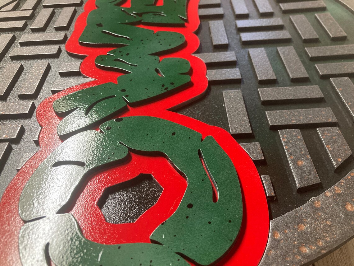 Teenage Mutant Ninja Turtle Inspired Door Sign - Etsy