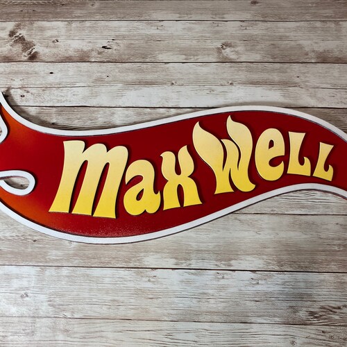 Personalized Hot Wheels Inspired Kid's Name LED Sign - Etsy