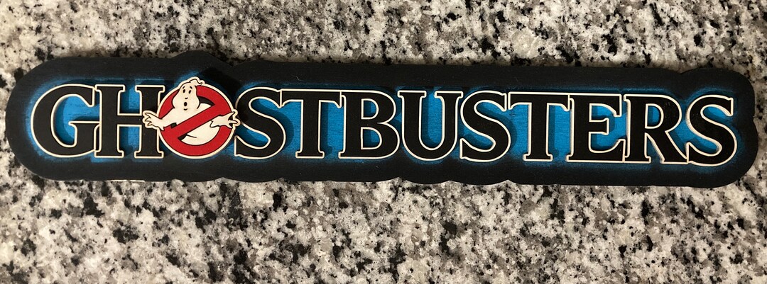 Retro Ghostbusters Inspired Wood Sign - Etsy