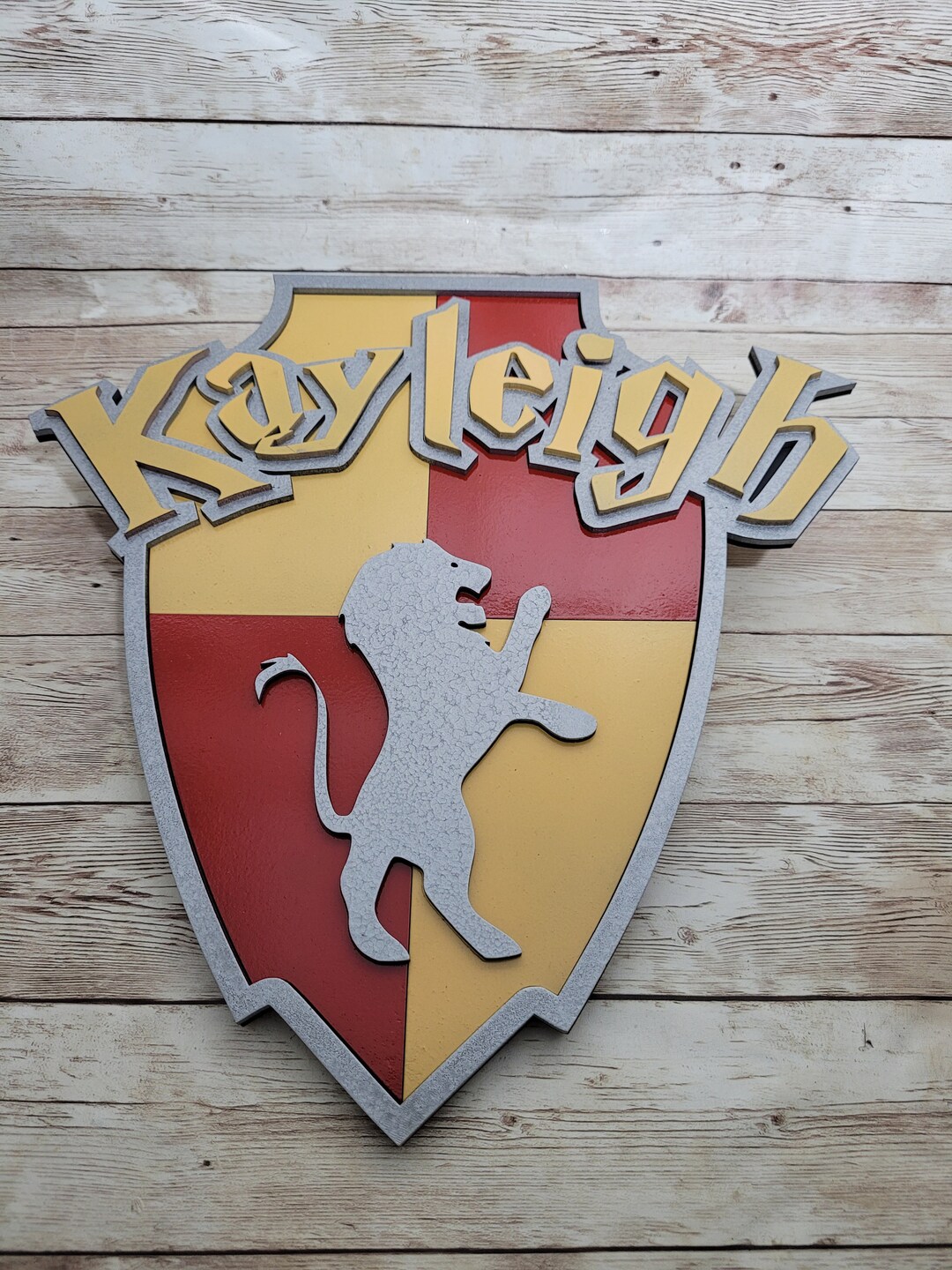 Wizarding World Gryffindor Inspired House Crest Door Sign - Etsy