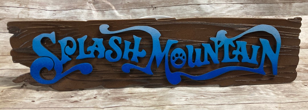 Splash Mountain Inspired Ride Sign - Etsy