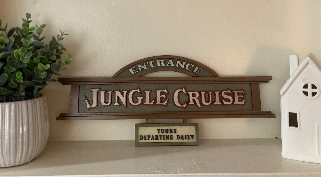 Jungle Cruise Inspired Ride Sign - Etsy
