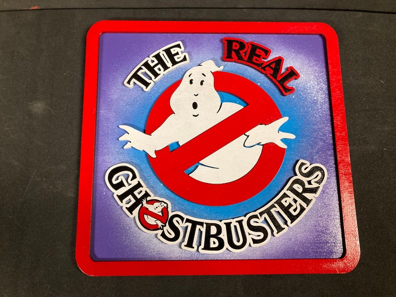 Retro 80’s Animation“the Real Ghostbusters” Inspired Wood Sign. - Etsy
