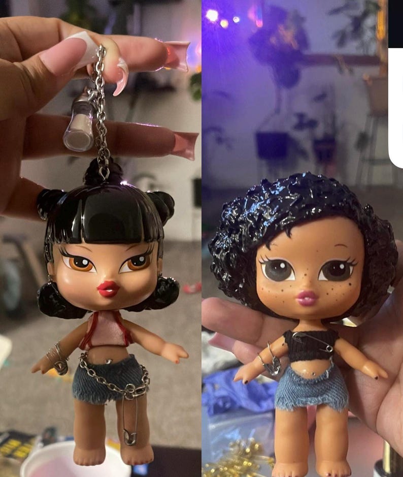 Customized Bratz Baby Keychain - Etsy