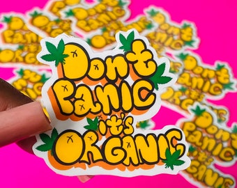 Organic Weed Sticker - Etsy