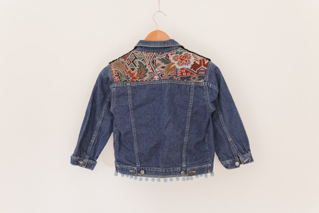 Boho Jacke, Boho Denim, Juwel Jacke, böhmische Denim, Gypsy Jacke ...