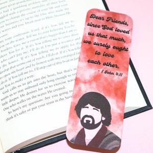 God's Love - Cute Christian Bible Verse Bookmark - 1 John - Faith ...