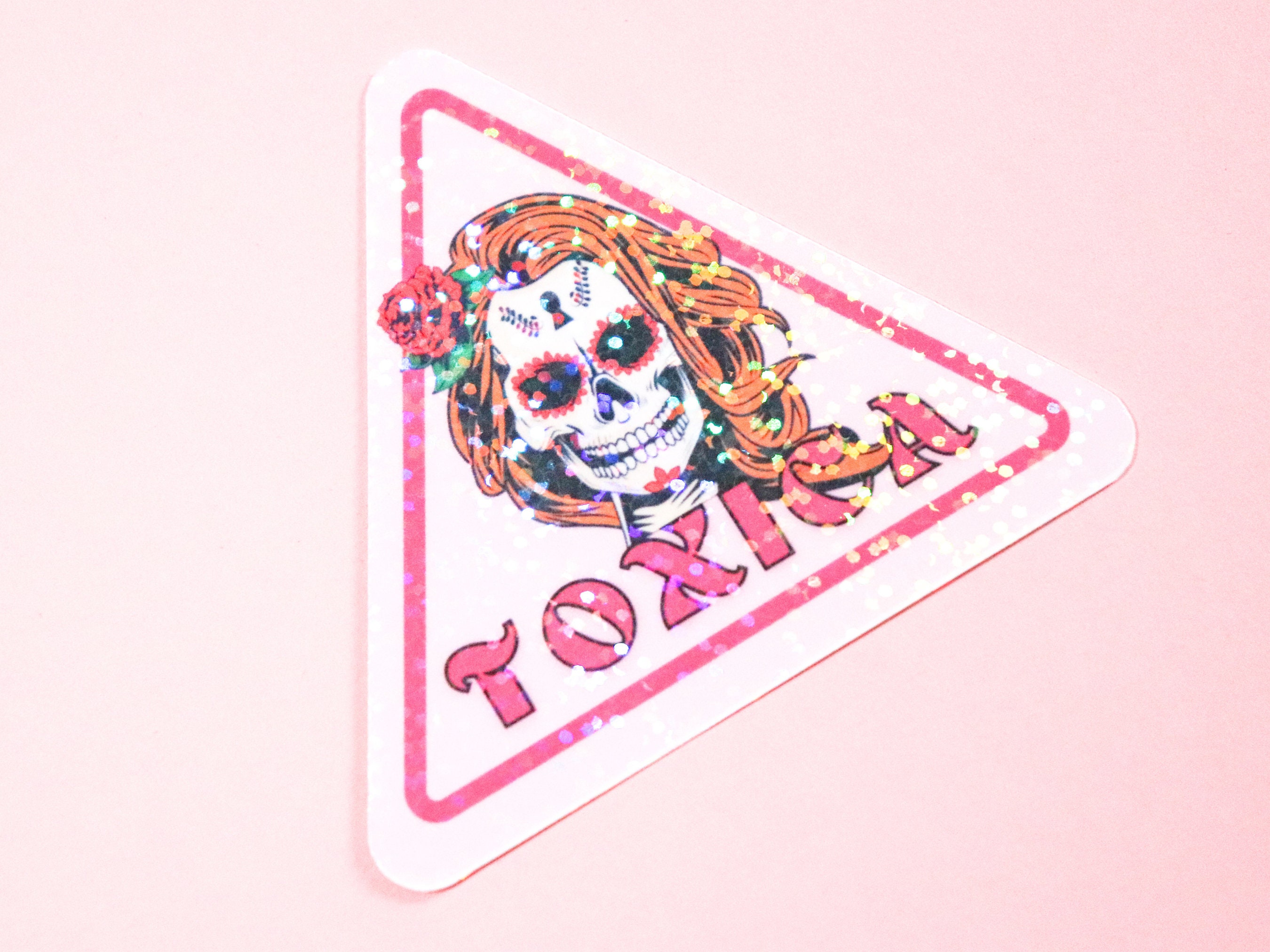 Toxica Sticker Holographic Sticker Latina Stiicker - Etsy