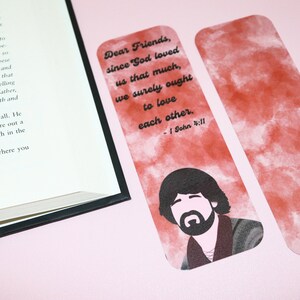God's Love - Cute Christian Bible Verse Bookmark - 1 John - Faith ...