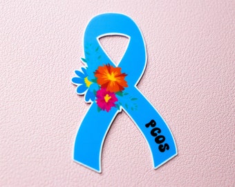 PCOS Sticker Funny My PCOS is a POS Pcos Awareness Pcos - Etsy