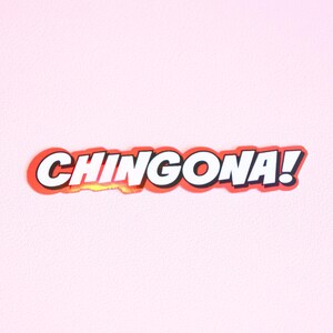 Chingona Holographic Sticker - Latina Sticker - Latinx - Water Bottle ...
