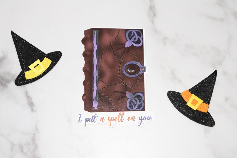 Hocus Pocus Spell Book Decal Halloween Sticker Laptop - Etsy
