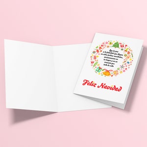 Feliz Navidad Card - Spanish Christmas Card - Holiday Card in Spanish ...