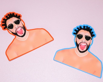 Bad Bunny Sticker/ El Conejo Malo Benito YHLQMDLG Un Verano - Etsy