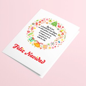 Feliz Navidad Card - Spanish Christmas Card - Holiday Card in Spanish ...