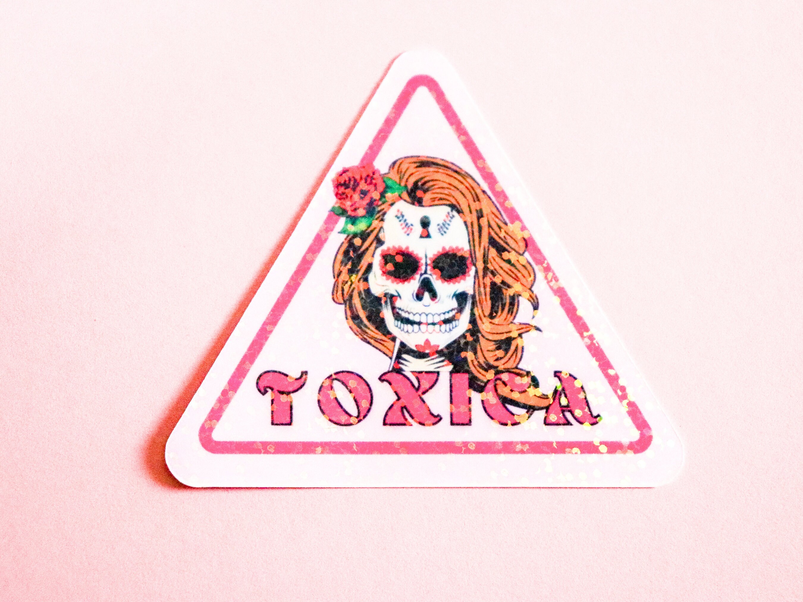 Toxica Sticker Holographic Sticker Latina Stiicker - Etsy
