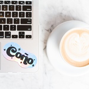Coño Holographic Sticker - Funny Spanish Sticker - Puerto Rico Stickers ...