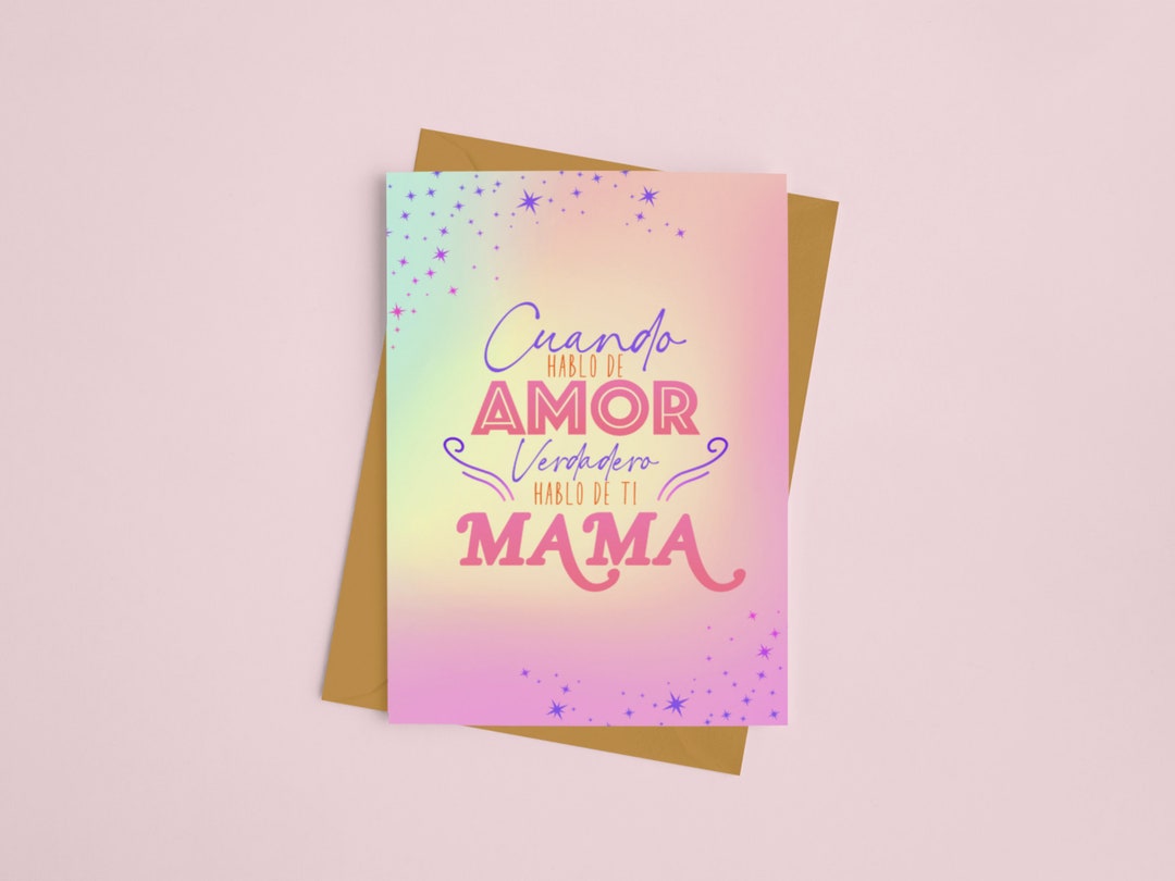Feliz Dia De Las Madre Card - Gracias Mama - Tarjeta - Spanish Mothers ...