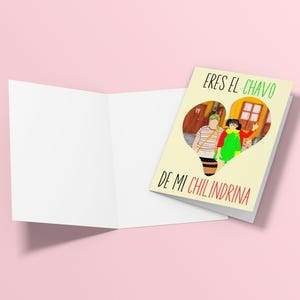 El Chavo Valentine Card - El Chavo De Mi Chilindrina - Mexican Card ...