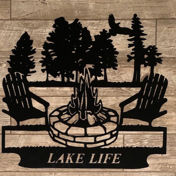 Lake Life Metal Sign - Etsy