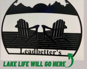 Lake Metal Art - Etsy