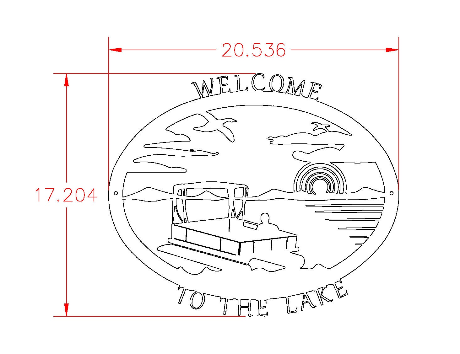 Welcome to the Lake Pontoon Metal Sign - Etsy