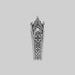 Sterling Silver Gothic Ring | Secret Tomb, Hidden Skeleton - Etsy