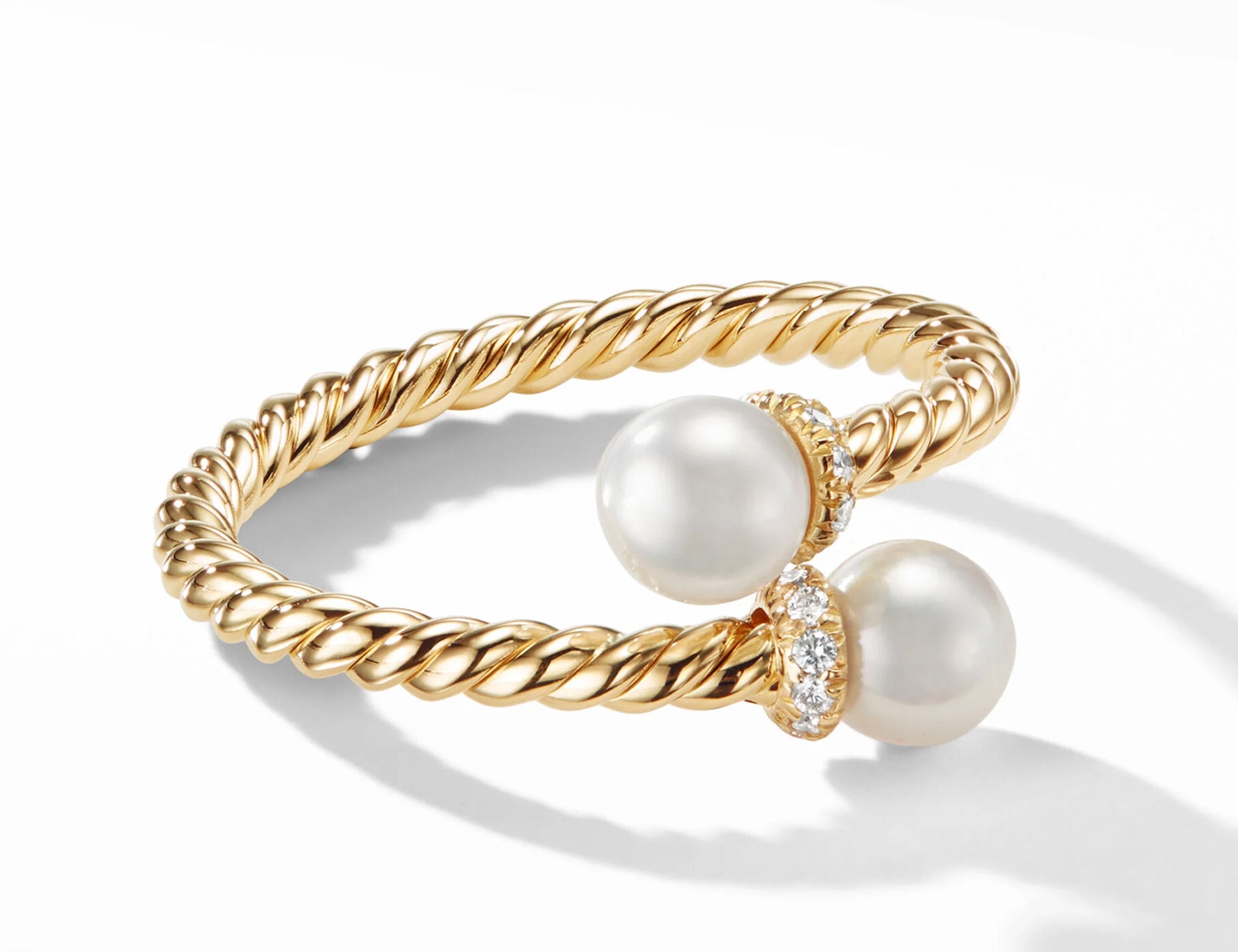 Lovely Solid Silver & 14K Solid Gold Natural Pearl Stones and Topaz ...