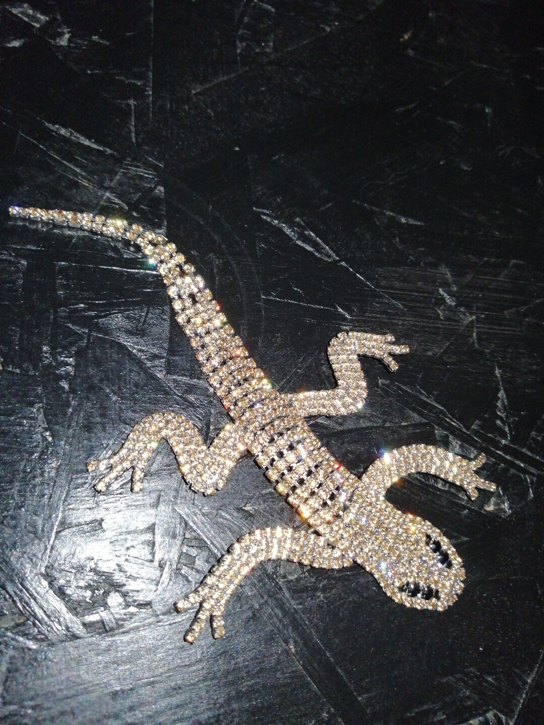 Stunning Vintage Lizard Brooch - Etsy