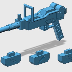 GM Ground Type Machine Gun 2.0 (scale: 1/144 or 1/100) - Etsy