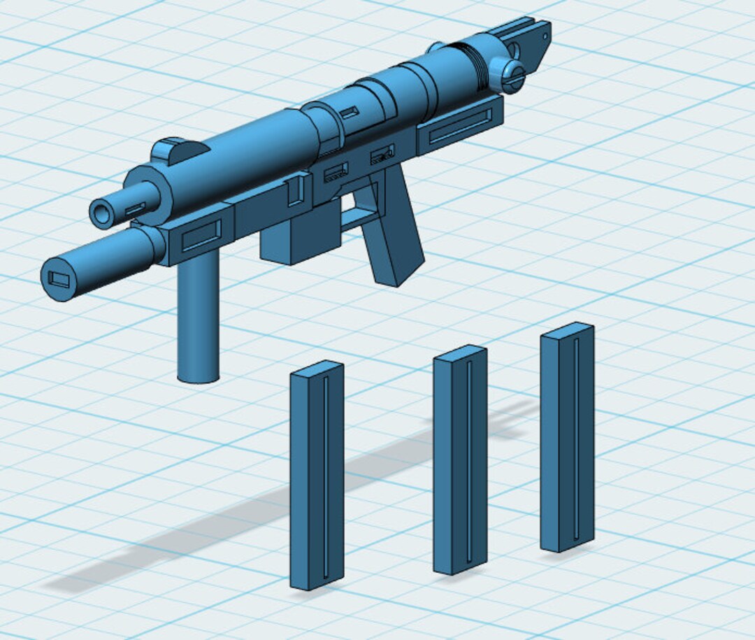 GM Bull Pup Machine Gun With Foregrip scale: 1/144 or 1/100 - Etsy Ireland