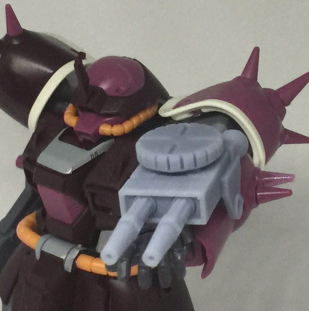 Dual Machine Gun (scale: 1/144 or 1/100) * Interchangeable Parts ...