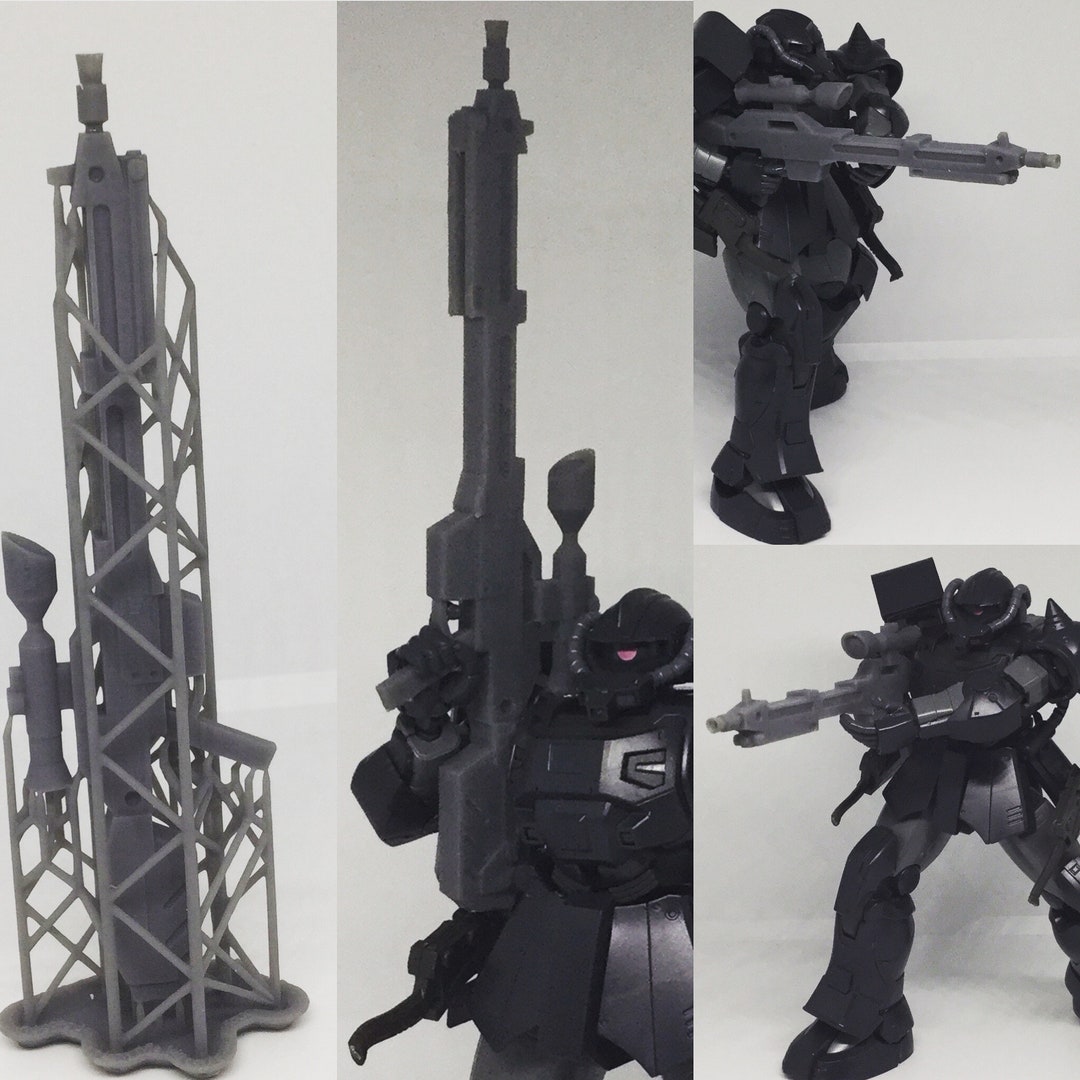 Beam Machine Gun Jaeger Spec scale: 1/144 or 1/100 - Etsy