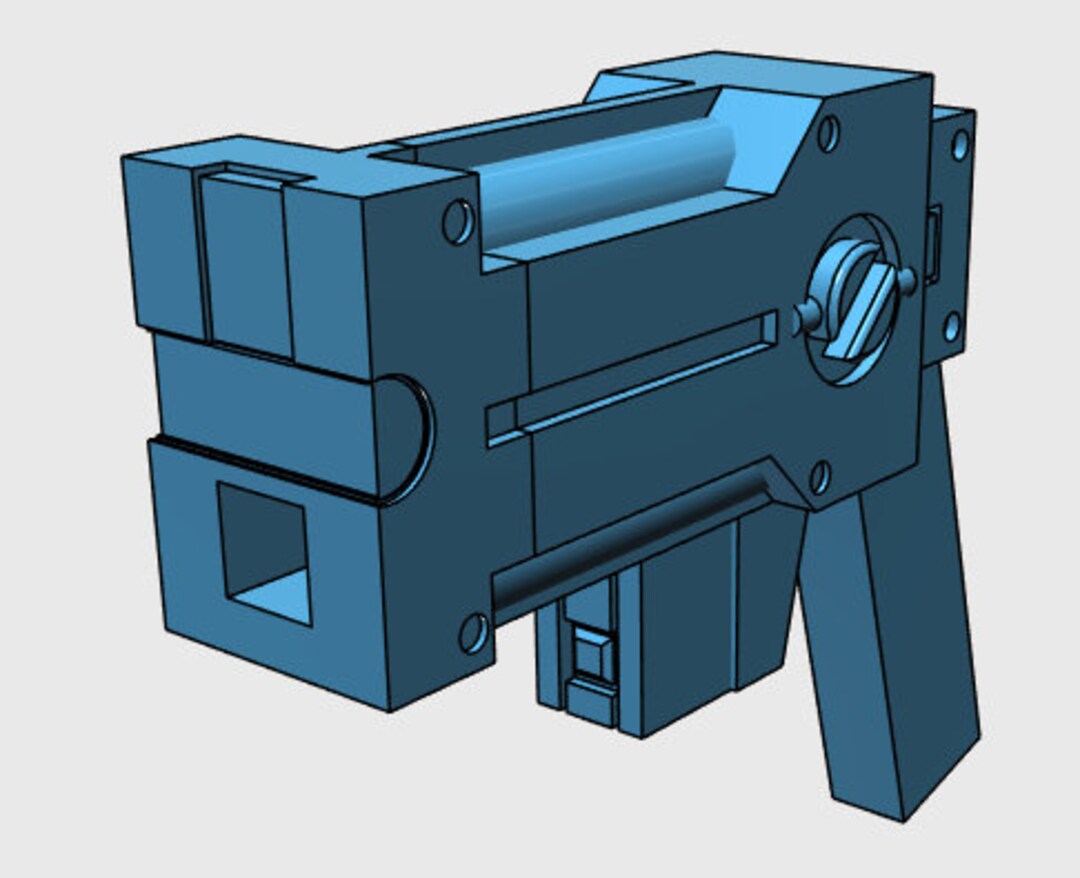 Handgun MWG-HGBL-90 (scale: 1/144 or 1/100) - Etsy