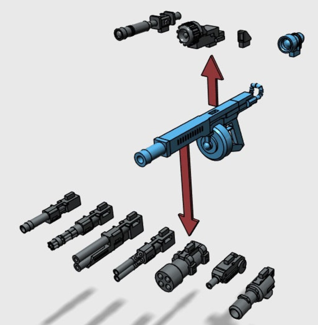 GM Raid Shotgun Version 2.0 scale: 1/144 or 1/100 - Etsy
