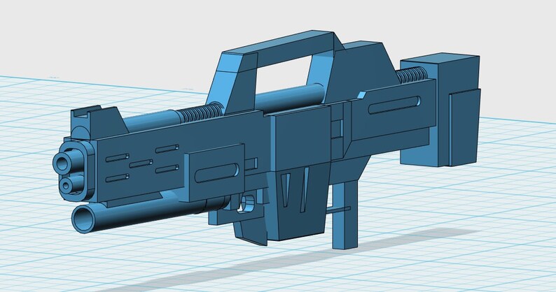 Sazabi Beam Rifle With Grenade Launcher scale: 1/144 - Etsy