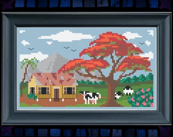 Puerto Rico Cross Stitch - Etsy