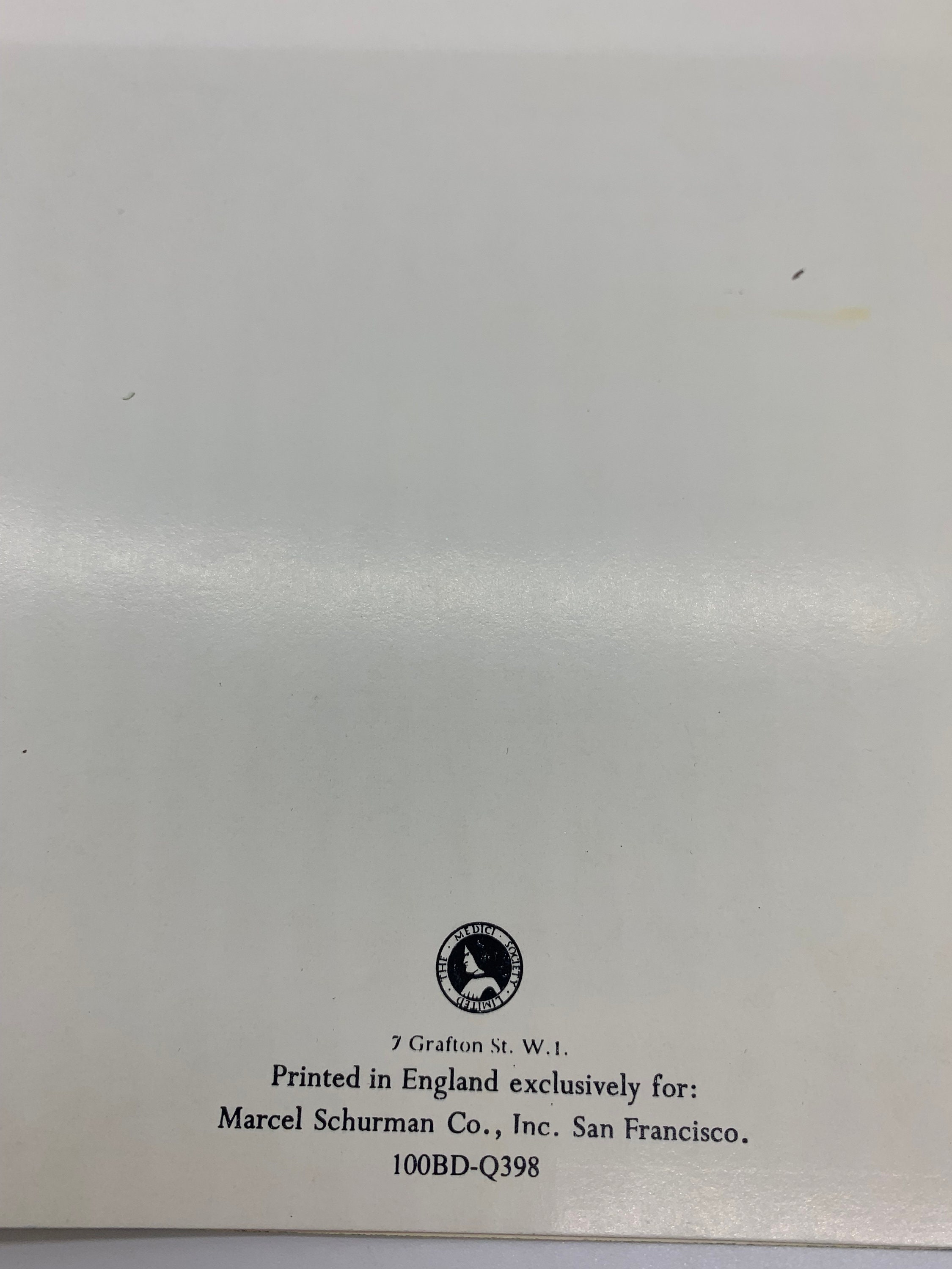 Vintage Storybook Large Greeting Card Anthropomorphic Animals Pictures ...