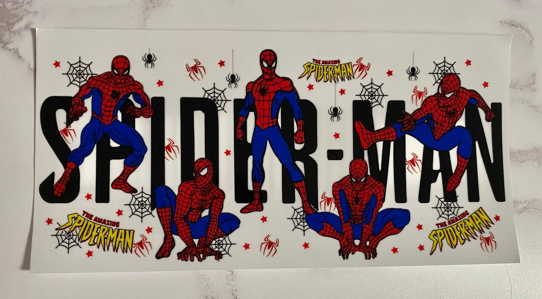 Make Your Own Cups Spider UVDTF Transfers 16oz UVDTF Sheets Custom Cup ...