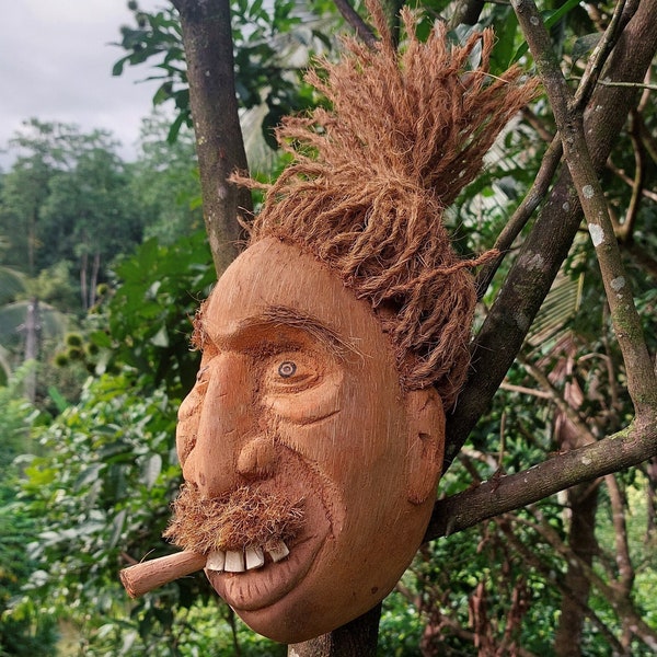 Carved Coconut - Etsy