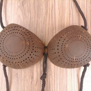 Teen & Adult Coconut Bra Brassiere | for Tahitian and Cook Islands Hula ...