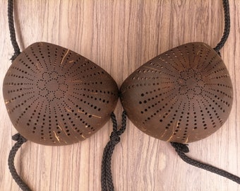 Coconut Bra Brassiere Hawaiian Coconut Bra Hula Girl Dancer - Etsy