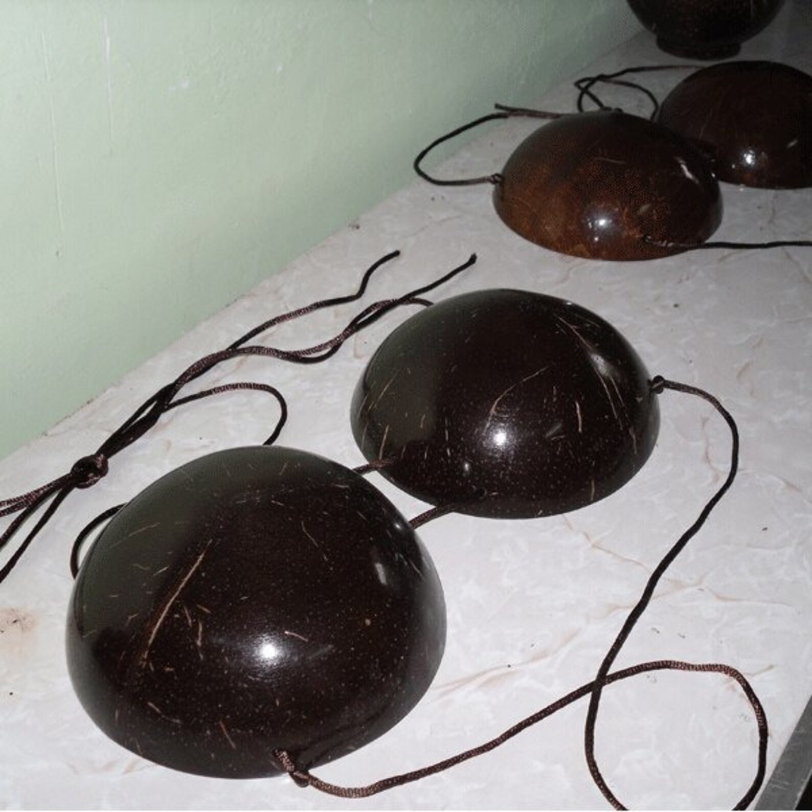 Teen & Adult Coconut Bra Brassiere for Tahitian and Cook Islands Hula ...