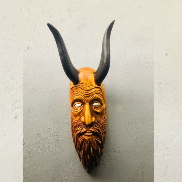 Devil Carved Wood - Etsy