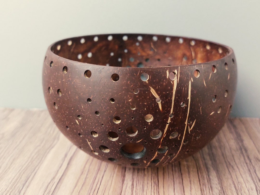 Coconut Shell Candle Holders | Coconut Candle Holders | Coconut Candle ...