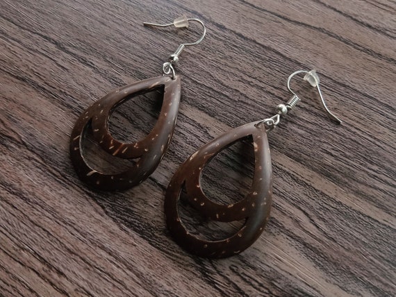 Aretes De Coco Para Hombre