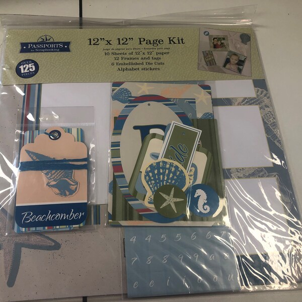 Scrapbook Page Kits - Etsy