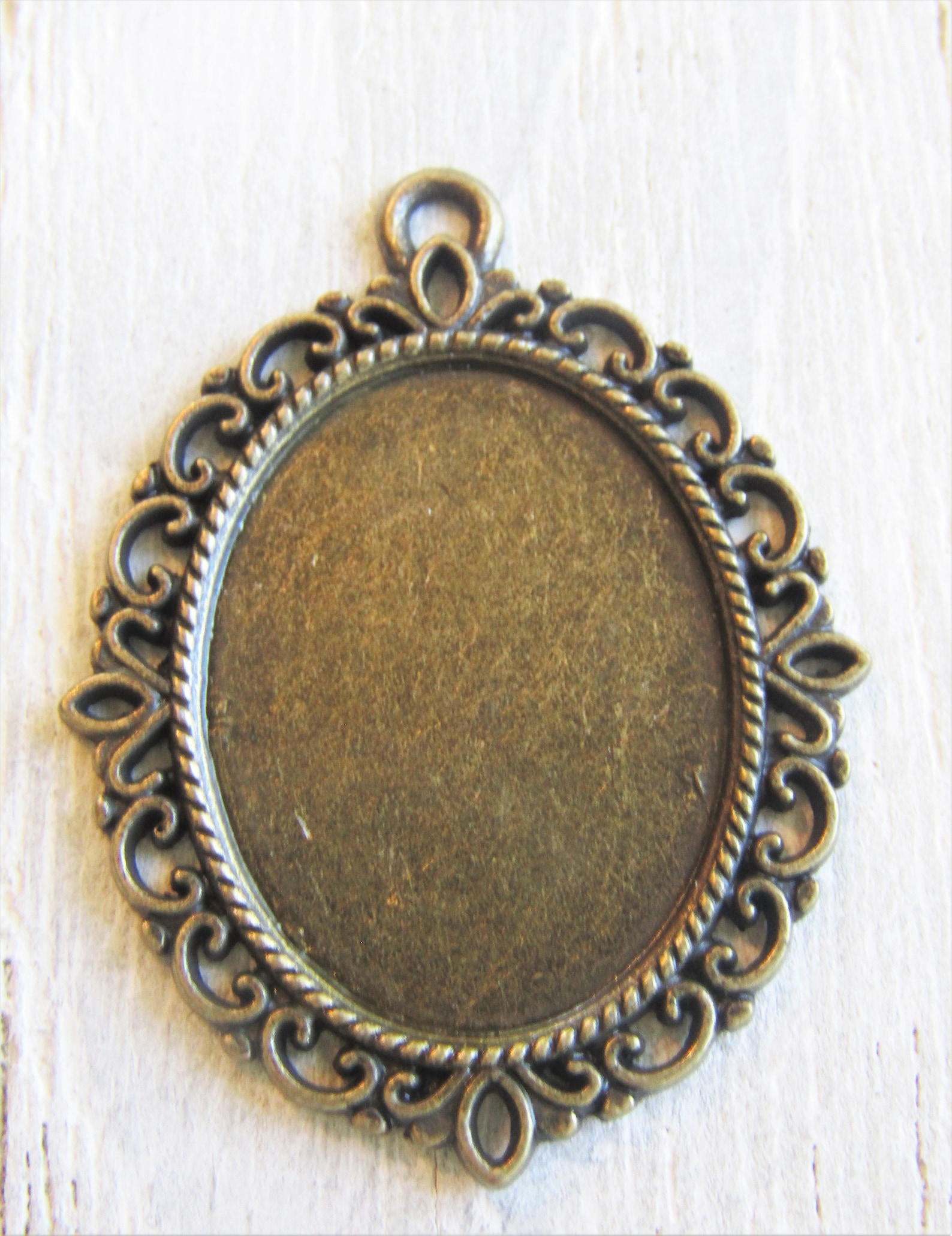 BRASS BEZEL Antique Brass Oval Bezel for Jewelry Making - Etsy Norway