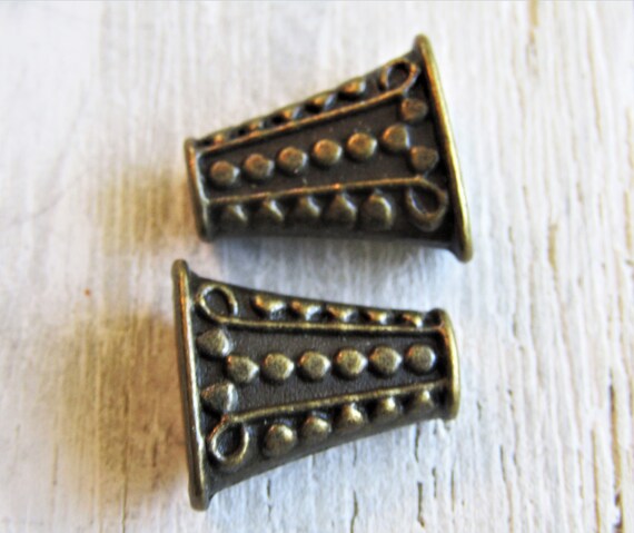 Antique Brass CONES Brass Cones for Jewelry Making | Etsy